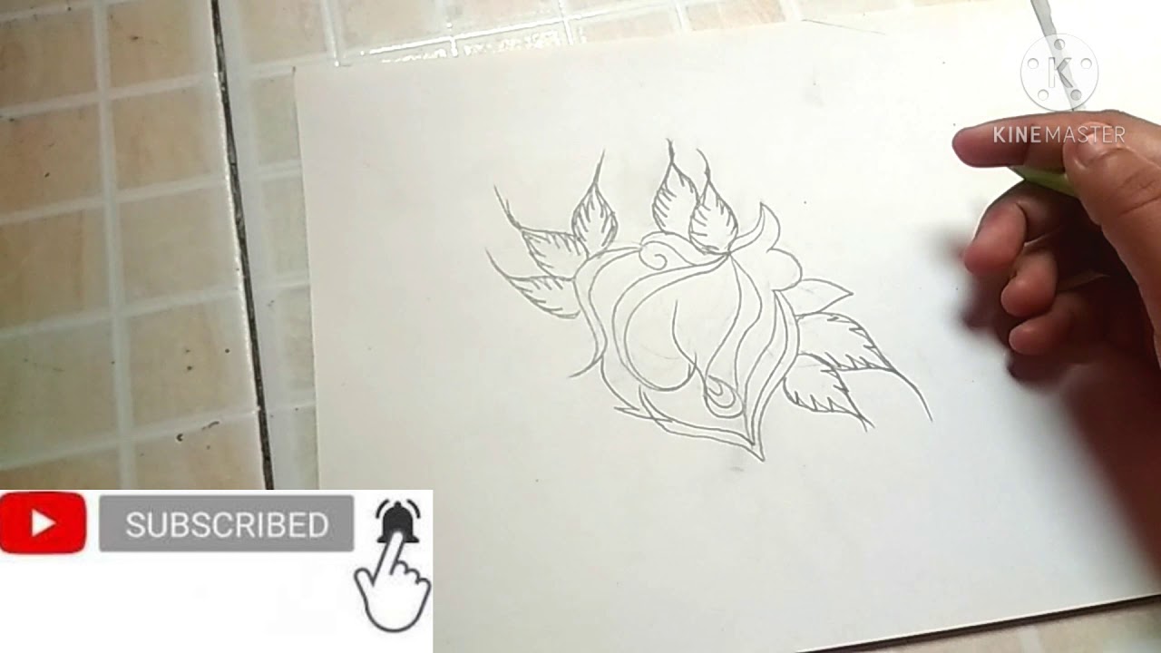 Amazin pencil shade art red rose how to drow red rose how to create for ...