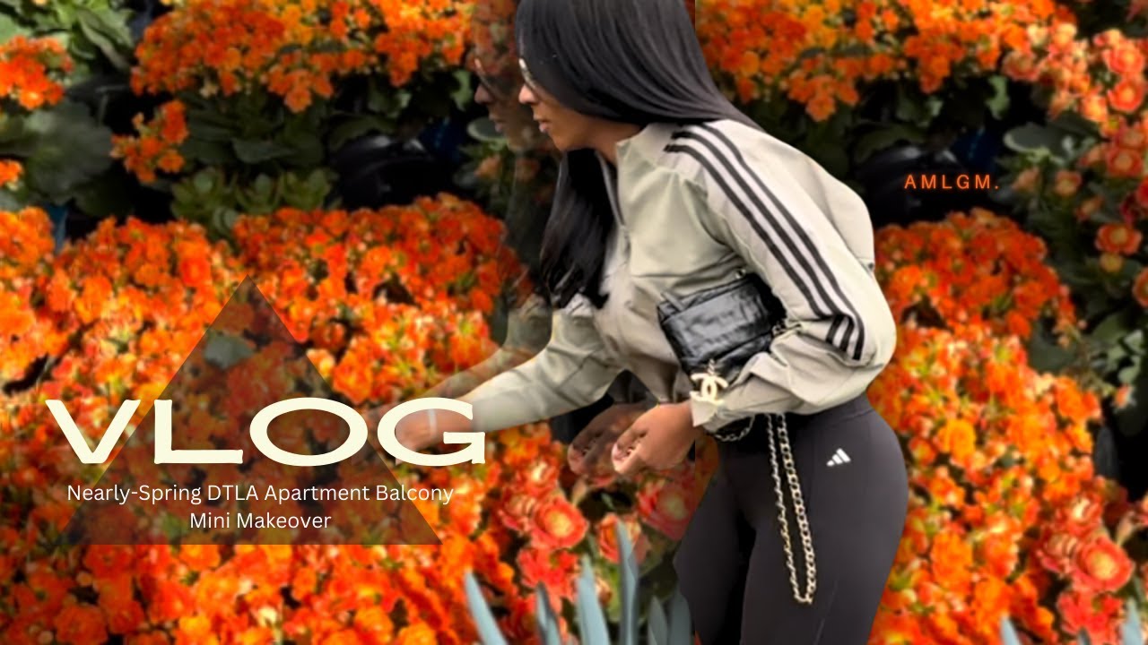Nearly-Spring DTLA High Rise Balcony Makeover - YouTube