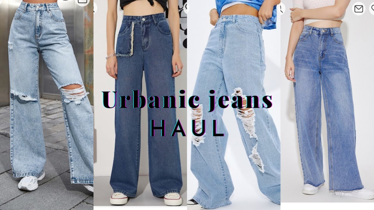 Trendy Urbanic jeans haul 🌸 - YouTube