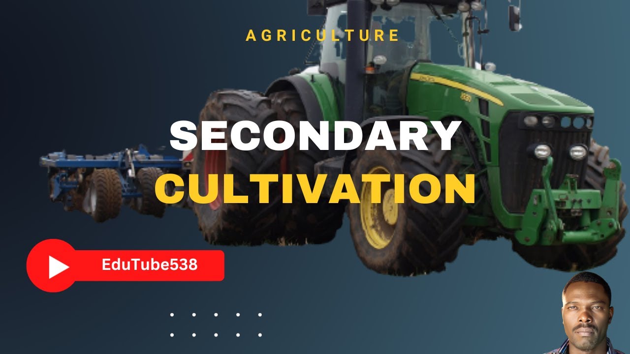 Secondary Cultivation in Farming - YouTube