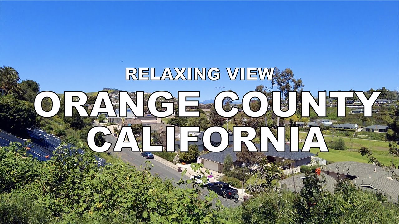 Orange County, California, USA - View from the Deck - 4K Relaxing View ...