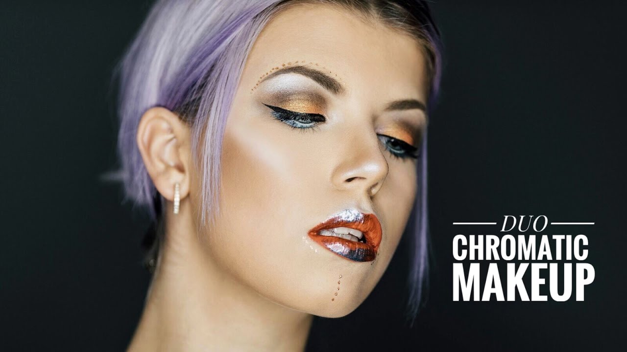 DUO CHROMATIC MAKEUP - NYX COSMETICS | Szamosi Makeup - YouTube
