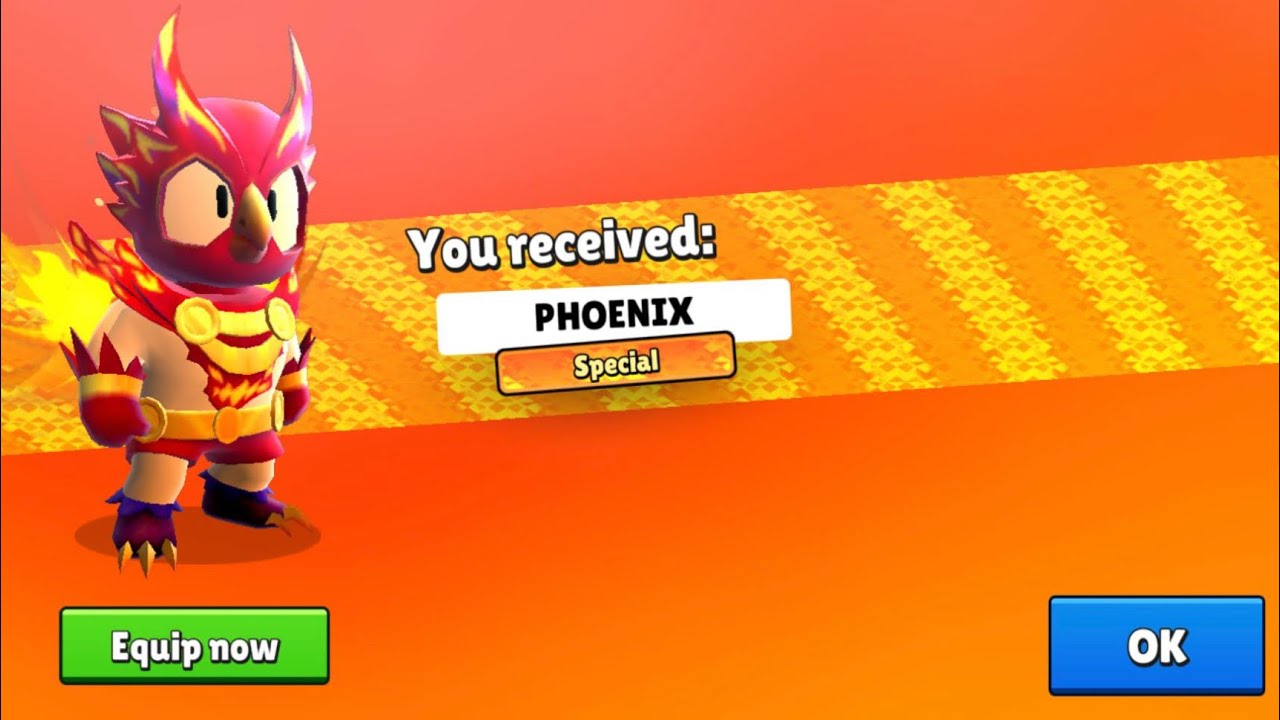 I Played With The PHOENIX Special Skin In Stumble Guys - YouTube