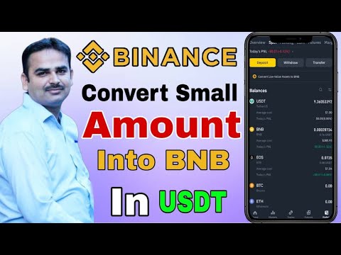 Binance Convert Low Value Asset Into BNB - Low Value Remaining Amount ...