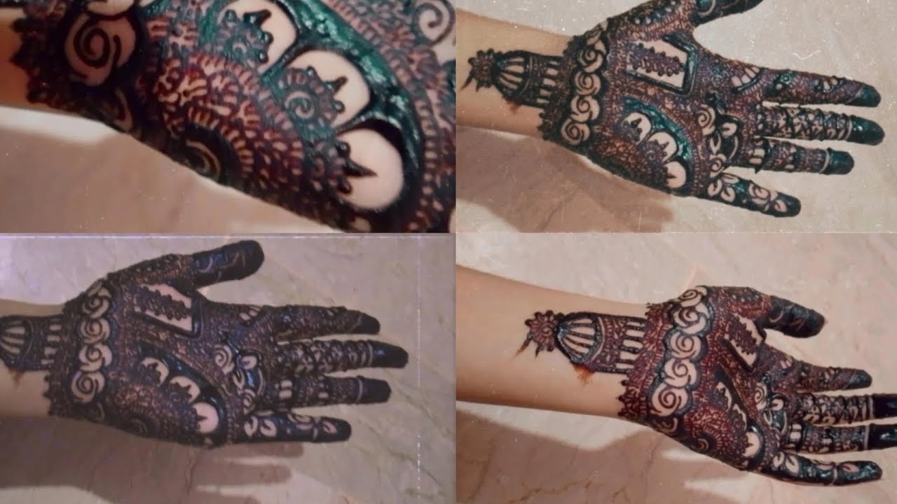 heavy hatheli mehandi design | mehandi art by faiza malik # ...