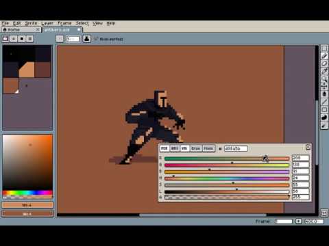 New selection/edition mode in color bar (Aseprite v1.2-beta10) - YouTube
