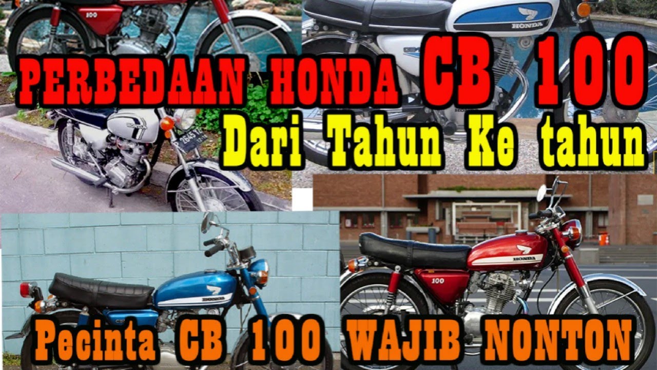 KALIAN WAJIB TAHU‼️GENERASI CB 100 ‼️DARI TAHUN KETAHUN #cb100 #honda # ...