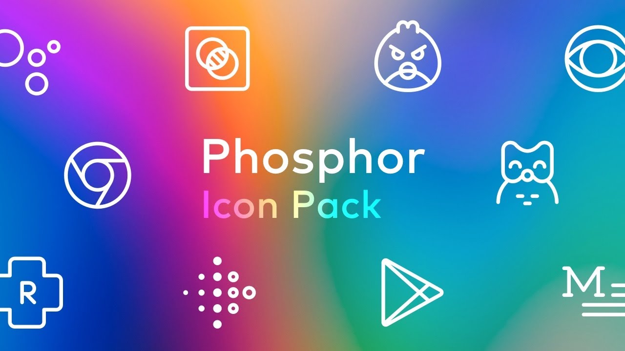Phosphor Icon Pack Promo - YouTube