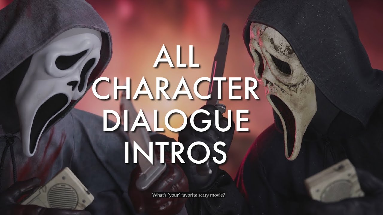 MK1 Ghostface All Character Intros #ghostface - YouTube