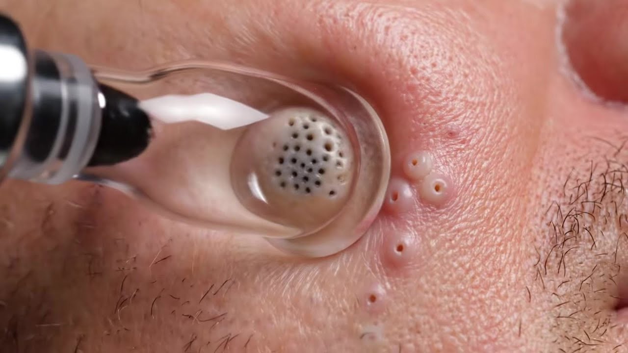 Blackhead Extraction with Bright Lighting | High Clarity Results - YouTube