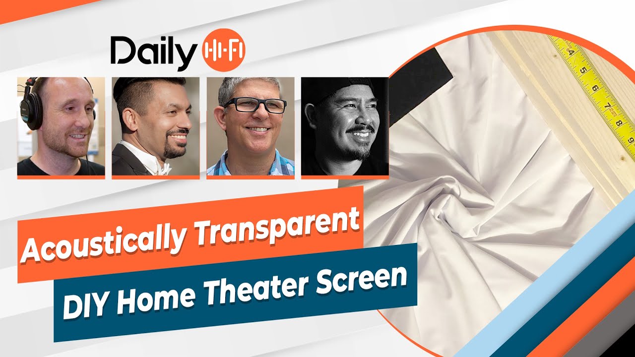 Acoustically Transparent DIY Screen - YouTube