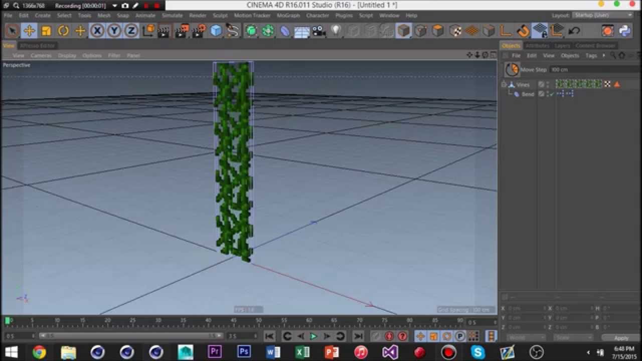 Minecraft Cinema 4D Free Vine Rig - YouTube