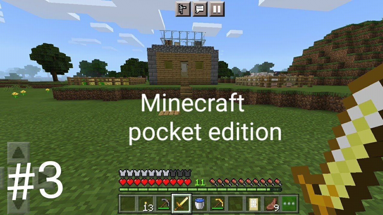 Minecraft pocket edition#3 - YouTube