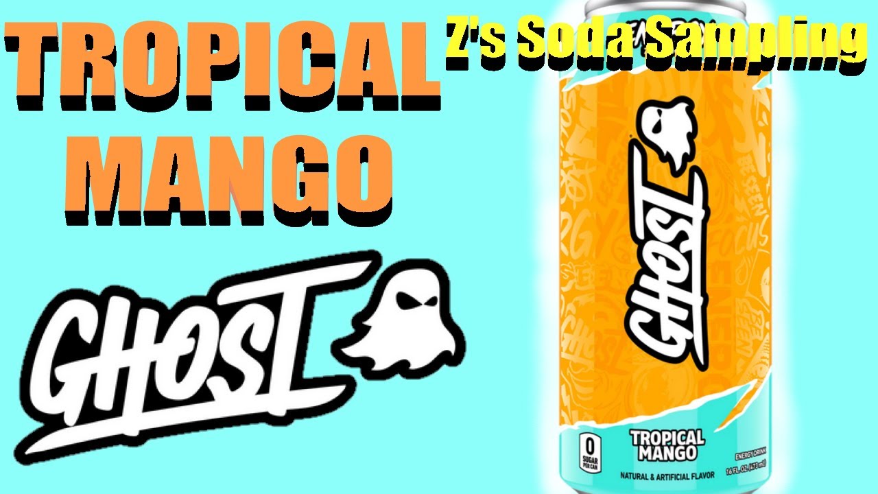 TROPICAL MANGO GHOST ENERGY Z's Soda Sampling #81 - YouTube