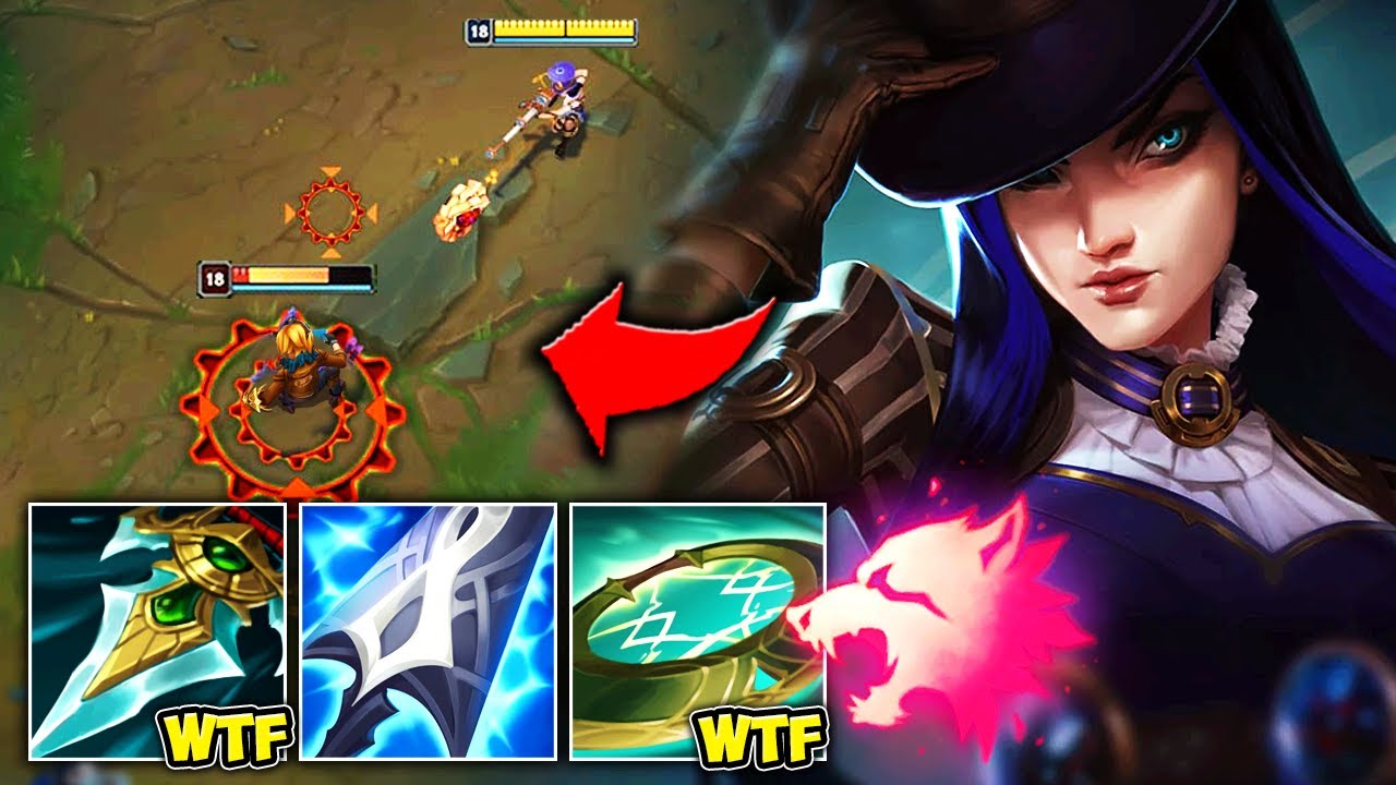 DON'T BE ALONE OR CAITLYN ULT WILL 1 SHOT YOU! (PREDATOR CAITLYN ...