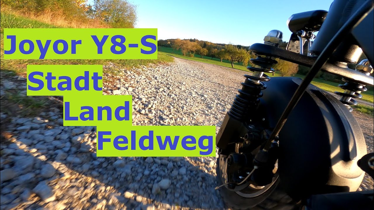Joyor Y8-S | Die Federung bei der Arbeit - YouTube