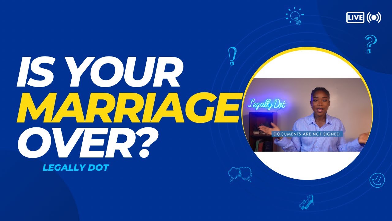 Are you divorced once you “sign the papers”? - YouTube