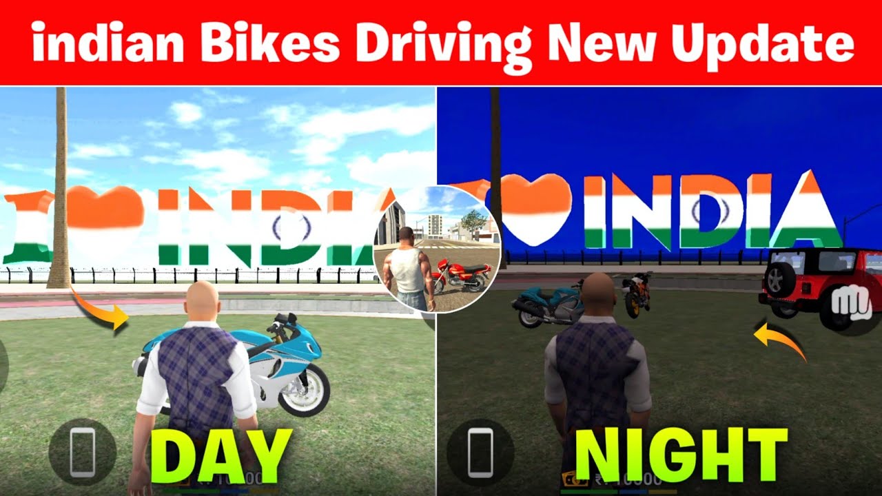 indian bikes driving 3d New Update | Day , Night New Features | Indian ...