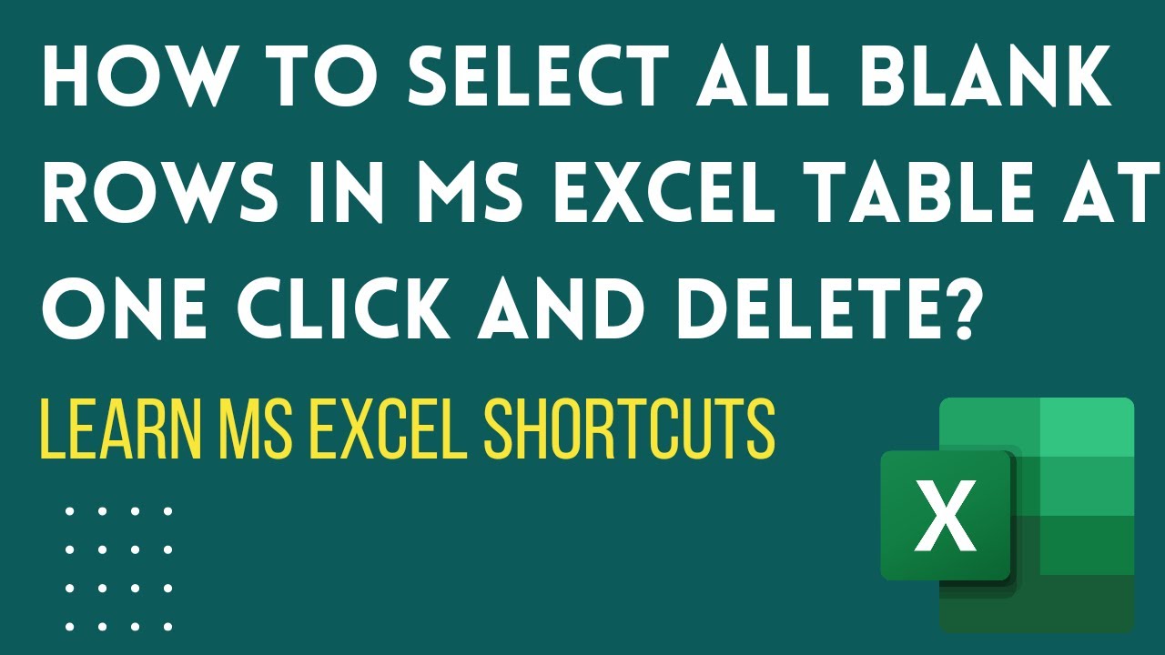 Delete Blank Rows From Table Select All Blank Rows At One Click And delete-blank-rows-from-table-select-all-blank-rows-at-one-click-and