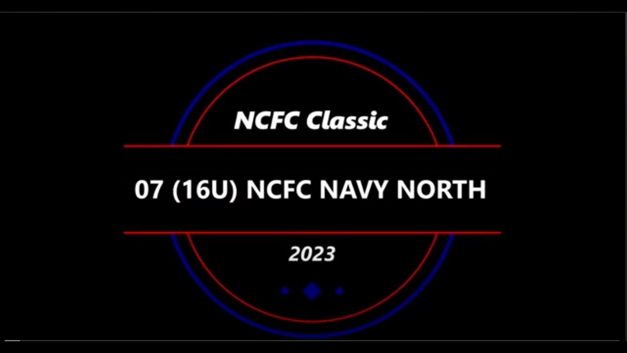 07 NCFC Navy North vs 07 NCFC White North - YouTube