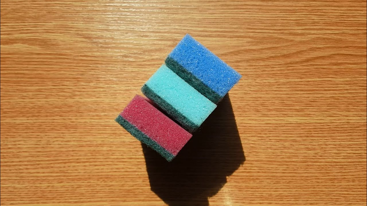 Dry sponges rubbing, scratching, squeezing & ripping |WATCH IN HD ...