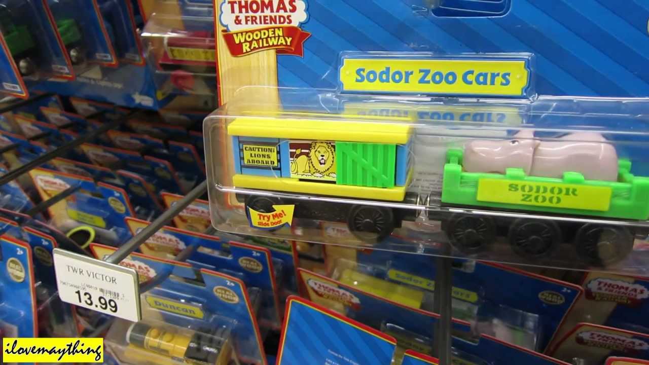 Sodor Zoo Cars + James Lights the way + Musical Caboose (Wooden Railway ...