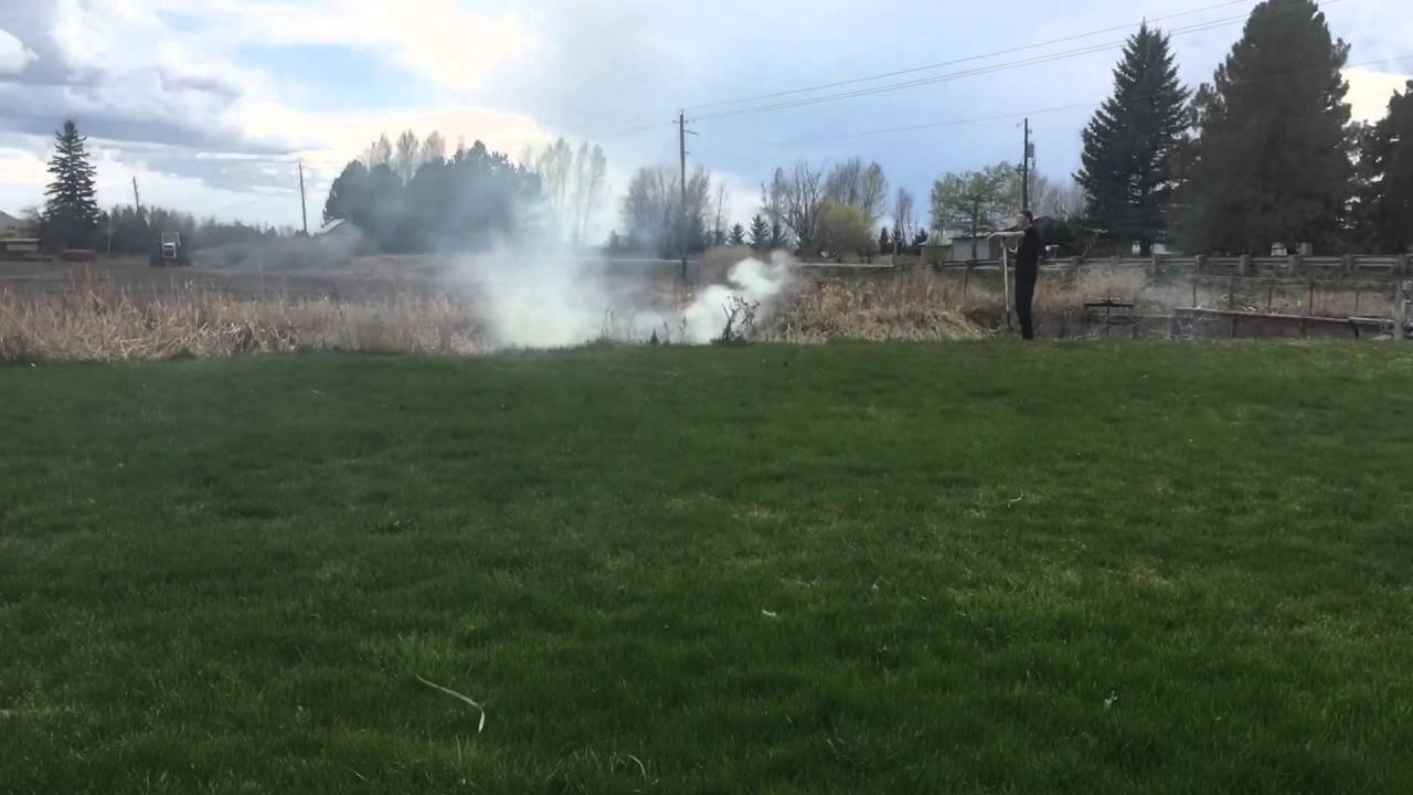 How to burn a ditch bank - YouTube