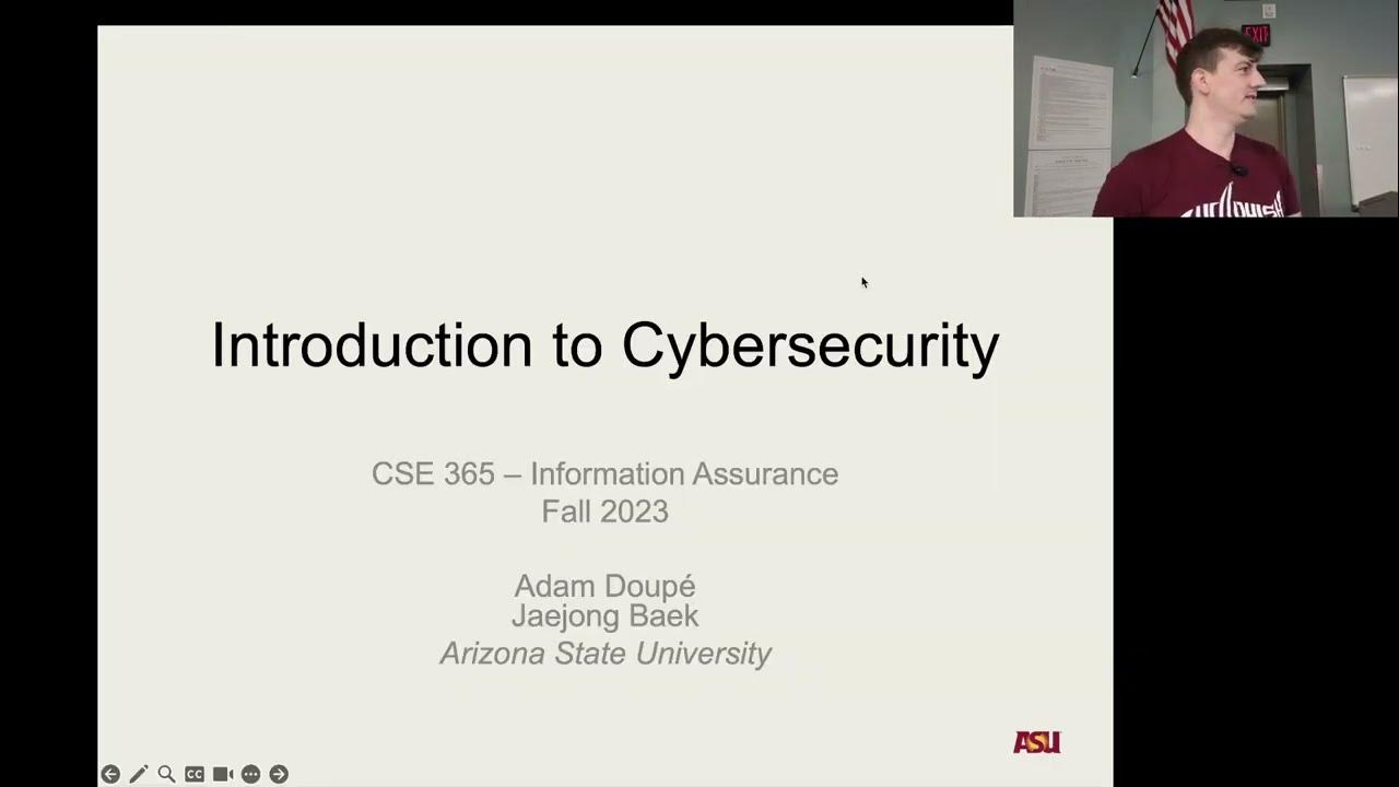 CSE 365 F23 8-21-23 "Course Introduction and Overview" - YouTube
