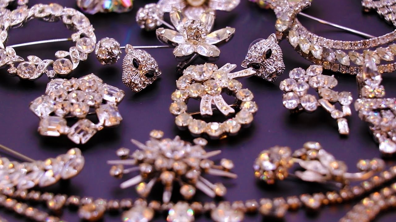 Gorgeous Vintage Crystal Jewelry Collection: A Must-See! - YouTube