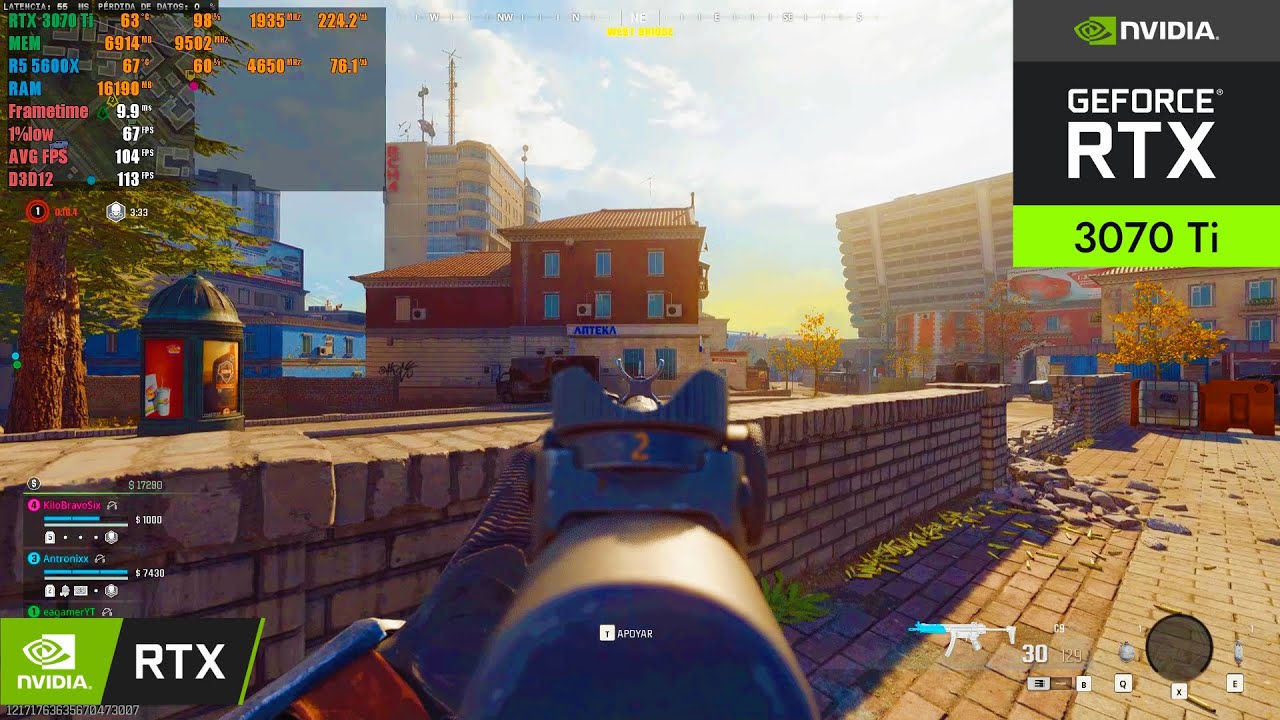 Call of Duty : Warzone Verdansk | RTX 3070 Ti 8GB ( Maximum Graphics ...