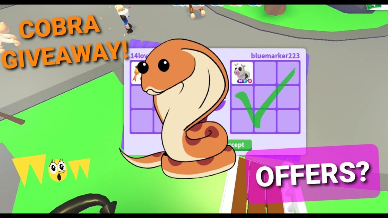 What People Trade For COBRA *NEW PET* 🐍 (INSANE OFFERS) + GIVEAWAY 🤩 In ...