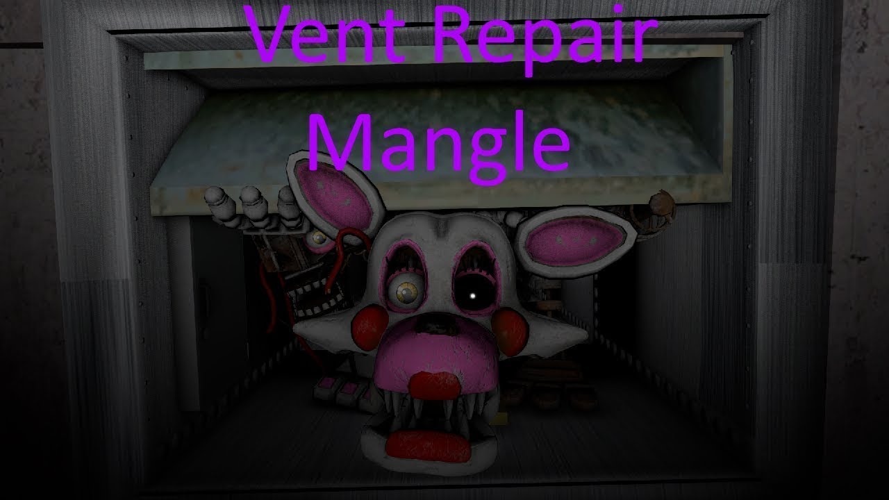 How To Beat Vent Repair Mangle On Normal And Nightmare Mode | FNaF VR ...