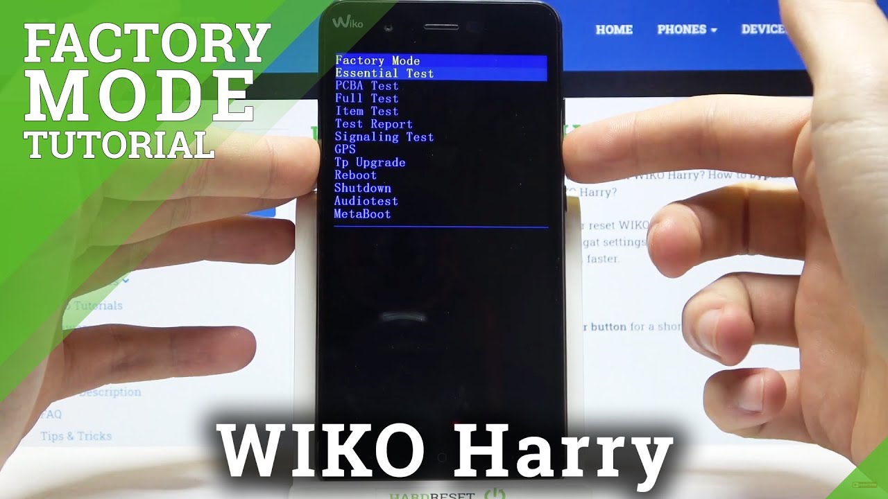 Activate Factory Mode on WIKO Harry - Factory Mode - YouTube