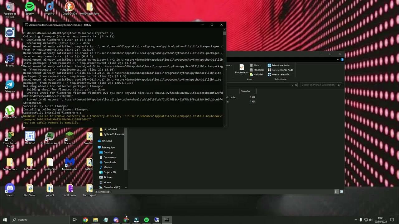 SHOWING A PYTHON VULNERABILITY - YouTube
