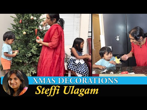 Christmas Decorations and Shopping Vlog in Tamil