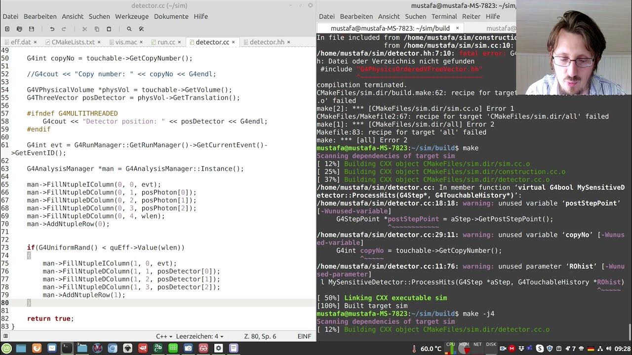 Geant4 Tutorial 12: Adding Detector Efficiency - YouTube