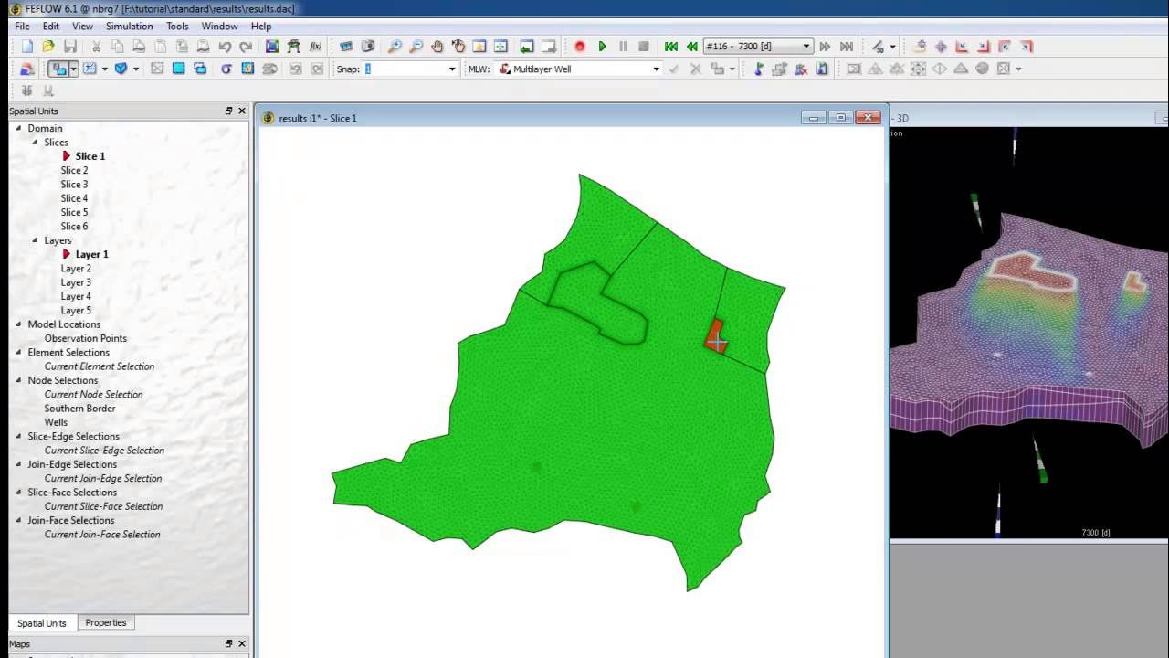 FEFLOW Tutorial - Calculating Model-internal Flow - YouTube