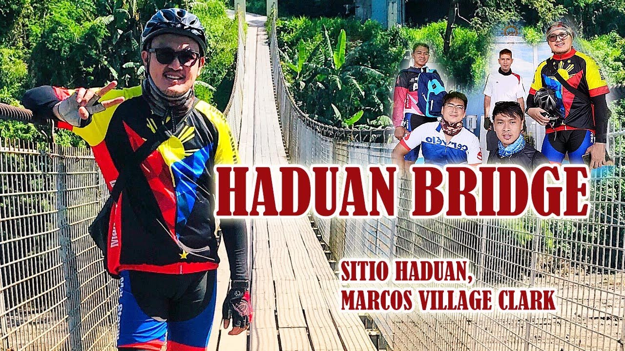 The Hanging Bridge at Sitio Haduan - Bike Trail - YouTube