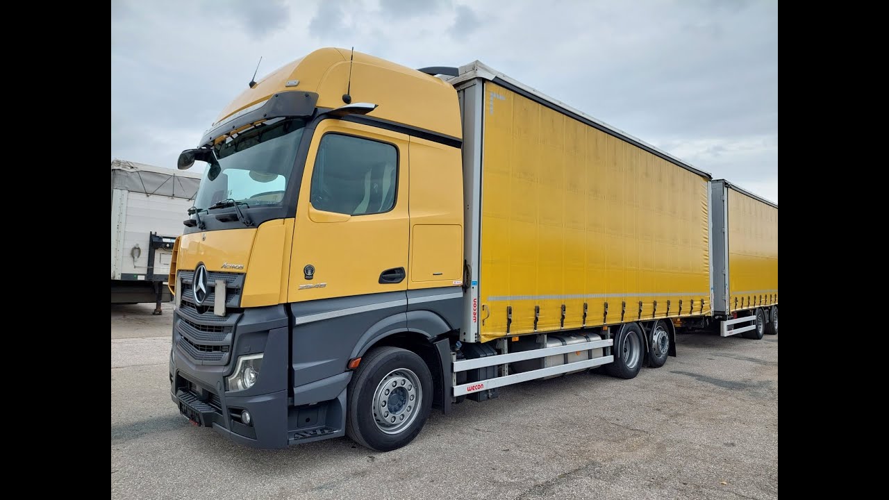 24109 Mercedes Benz Actros 2548 L NR Video - YouTube
