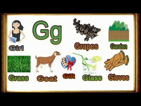 Letter G Words | Words That Start with G | Words with Alphabet G for ...
