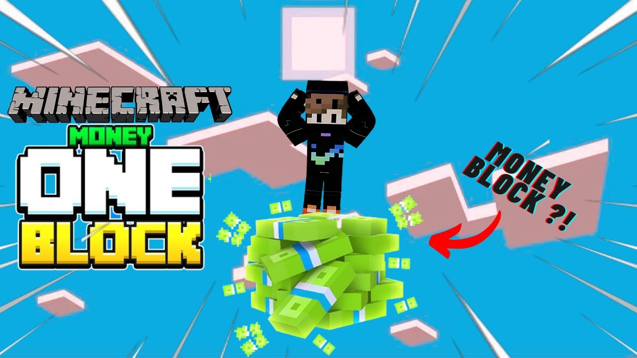Can I BEAT Minecraft On Just ONE MONEY BLOCK ? - YouTube