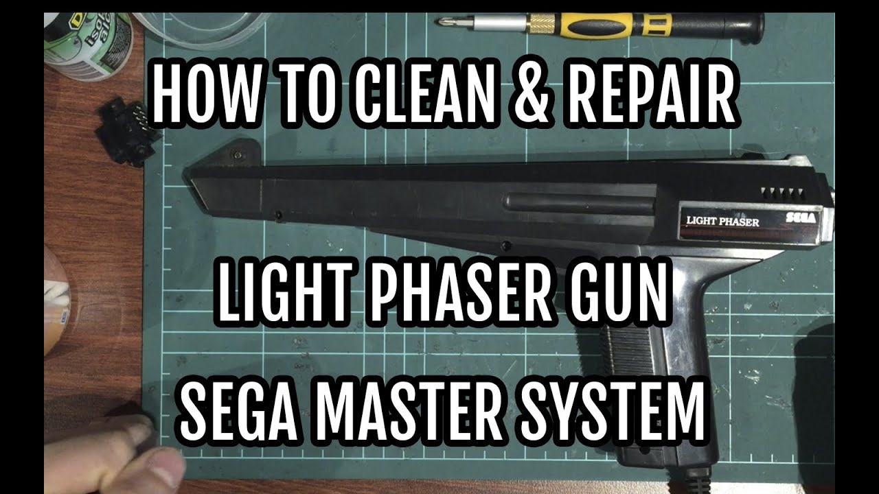How to clean fix and align a SEGA Master System Light Phaser Gun - YouTube