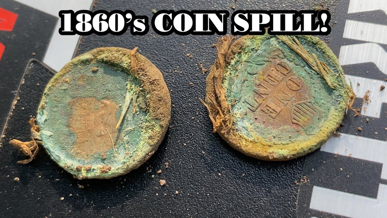 1860’s Coin Spill + More! -Metal Detecting- - YouTube