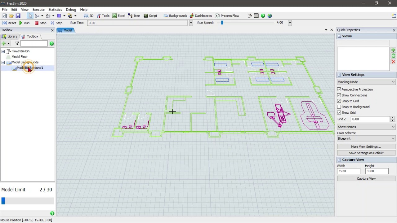 3. Cómo cargar o subir planos a flexsim, hechos en auto cad o también ...