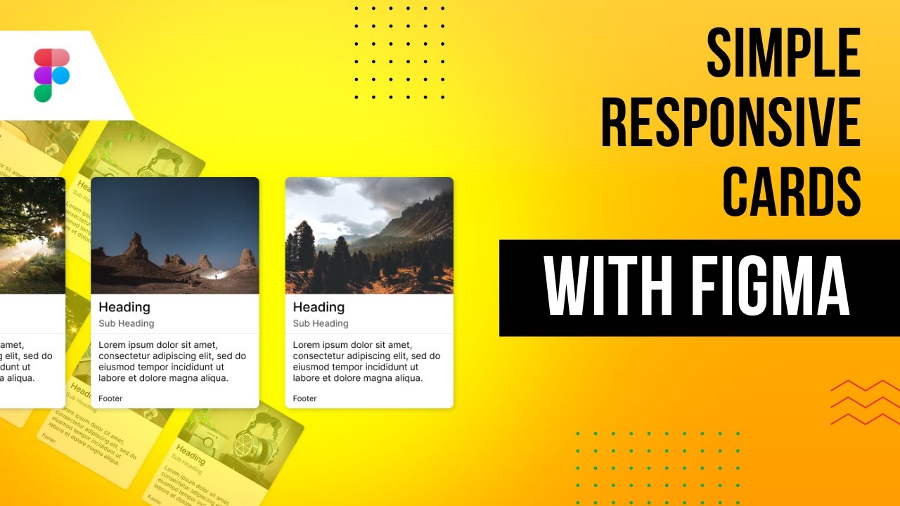 Simple Responsive Card Design with Figma - YouTube