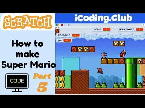 Scratch Mario Pt.5 (E5) - 🎮 How to Code Super Mario Games in Scratch ...