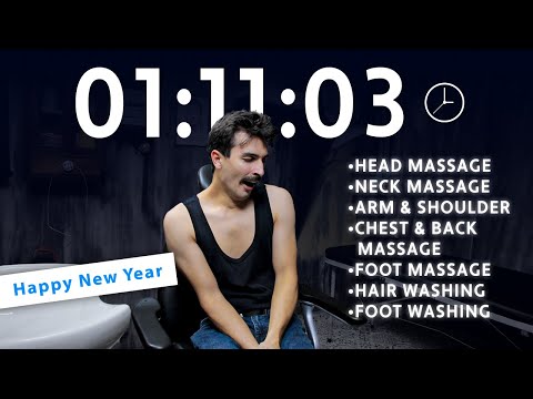 L O N G ASMR MASSAGE SESSION | Amazing Asmr Barber Massage In Barber Shop