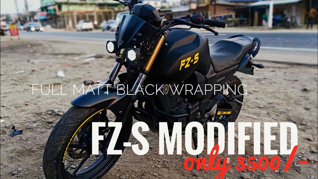Yamaha Fz Black Modified