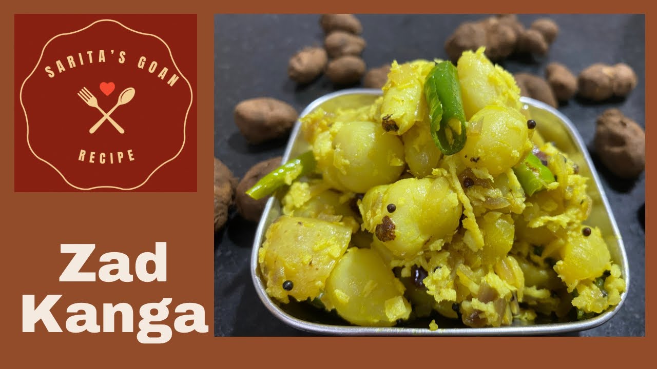 Zad kanga | Goan Style Sabji Recipe | Sarita’s Goan Recipe - YouTube