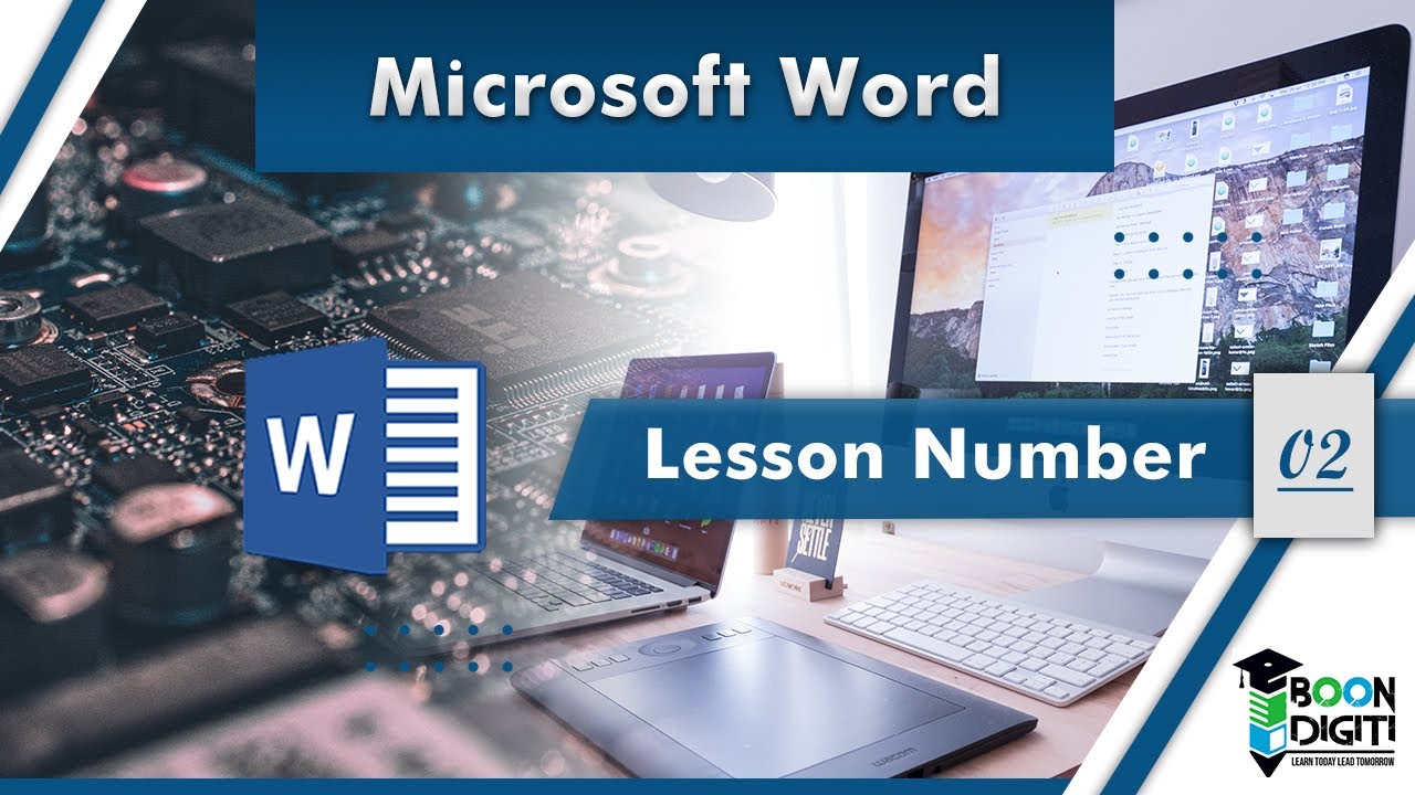Lesson 04 - MS Word (2/8) - YouTube